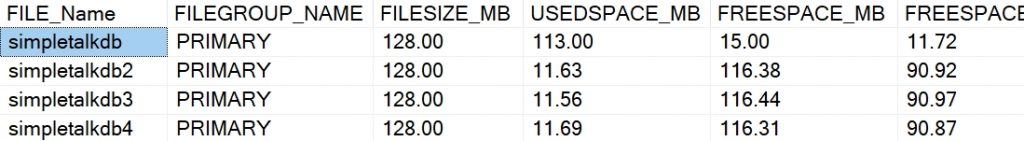 Redistributing Data Across Files – SQLServerCentral