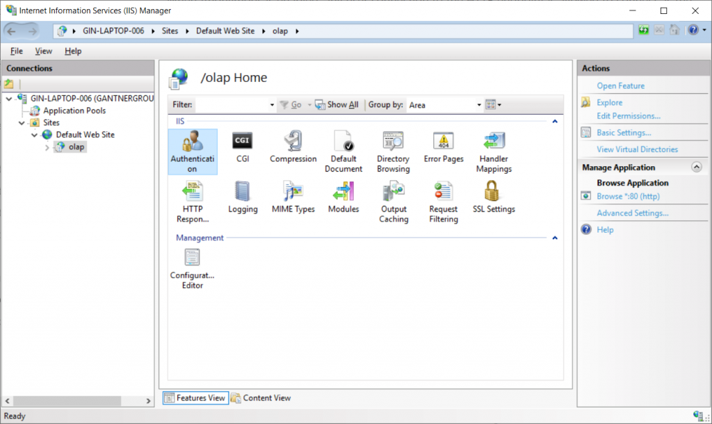 Browsing SSAS Instance over the internet – SQLServerCentral