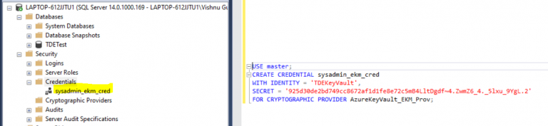 Configure Extensible Key Management Using Azure Key Vault - Level 3 of ...