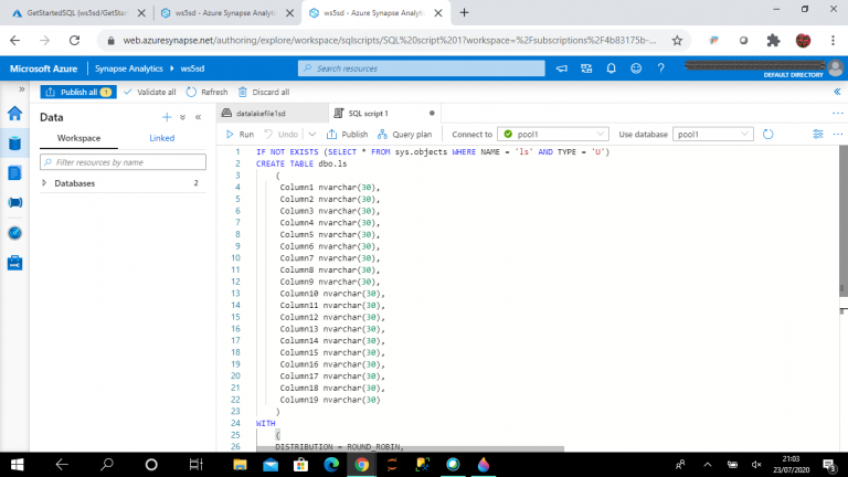 An Introduction to Azure Synapse Analytics Workspace – SQLServerCentral
