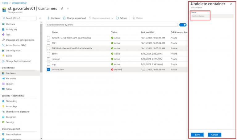 Prevent Accidental Data Deletion in Azure Storage Container with Soft ...