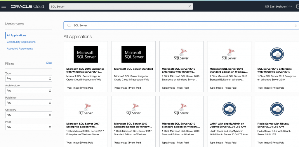 Running Sql Server On Oracle And Google Cloud Sqlservercentral