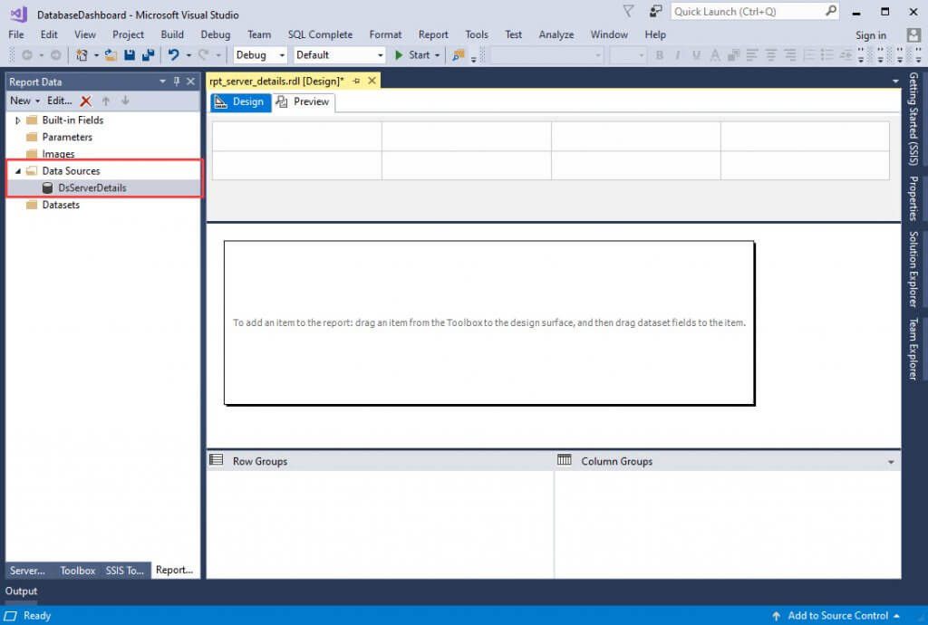 Building a Database Dashboard with SSRS – SQLServerCentral