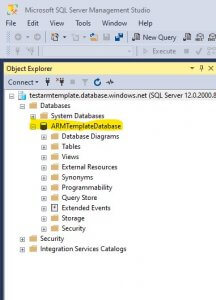 Deploying Azure SQL Database Using an ARM Template – SQLServerCentral