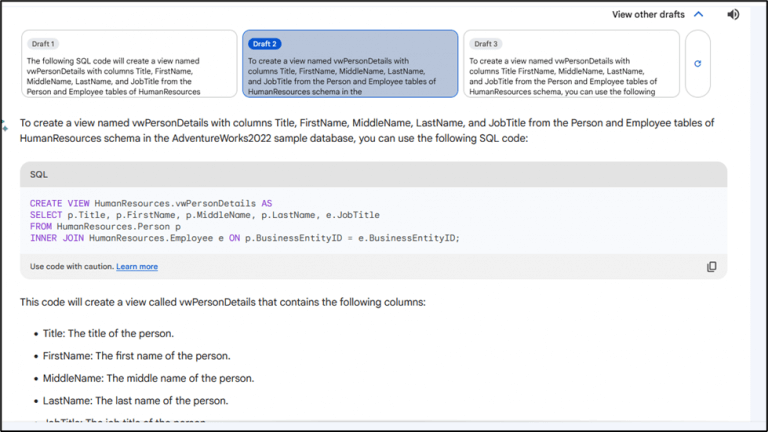 Leveraging AI Tools for SQL Queries – SQLServerCentral