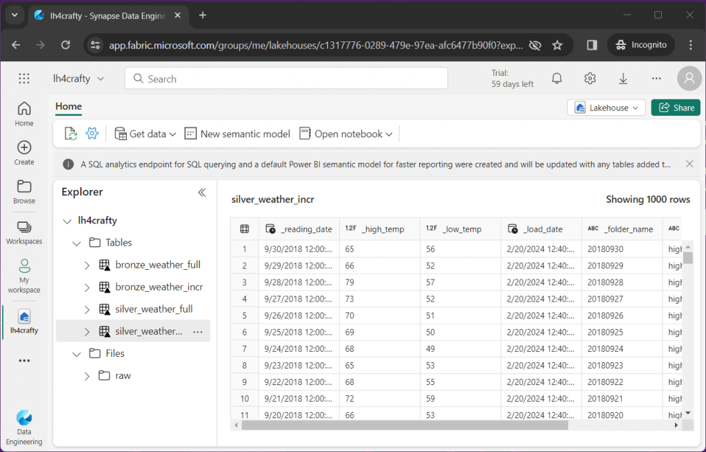 Full vs. Incremental Loads – Data Engineering with Fabric – SQLServerCentral