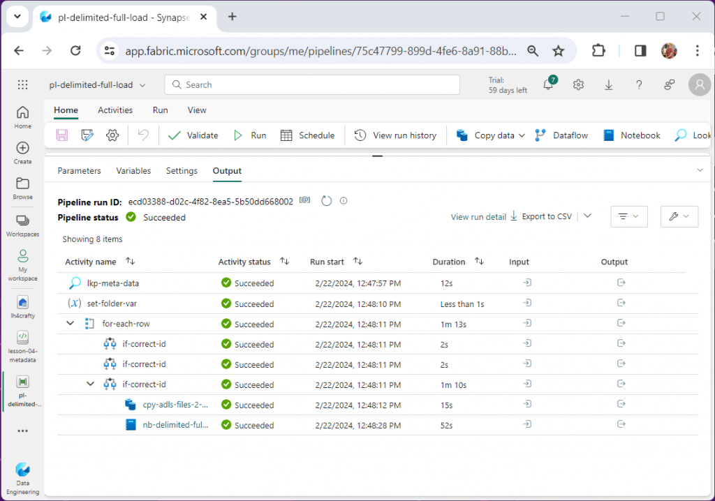 Metadata Driven Pipelines – Data Engineering with Fabric – SQLServerCentral