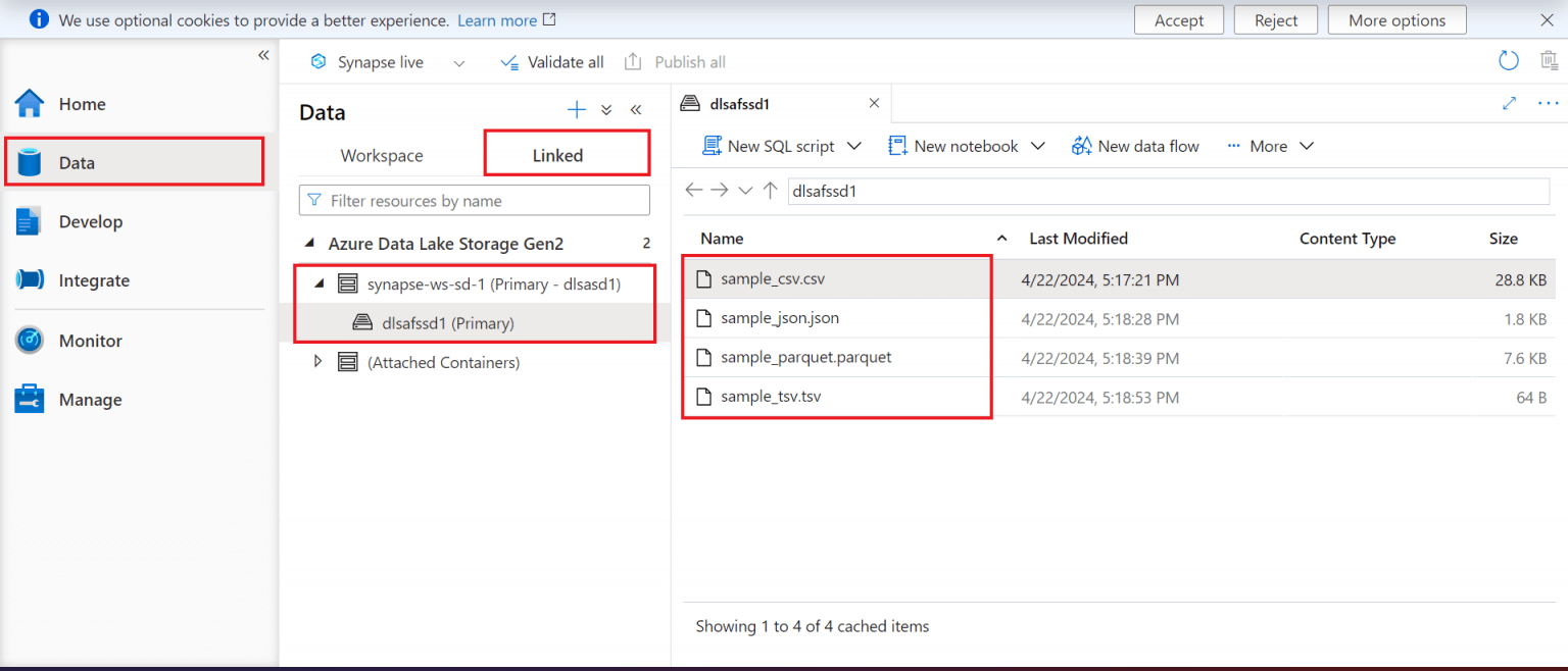 Level 1 of the Stairway to Synapse Analytics - Create a Synapse ...