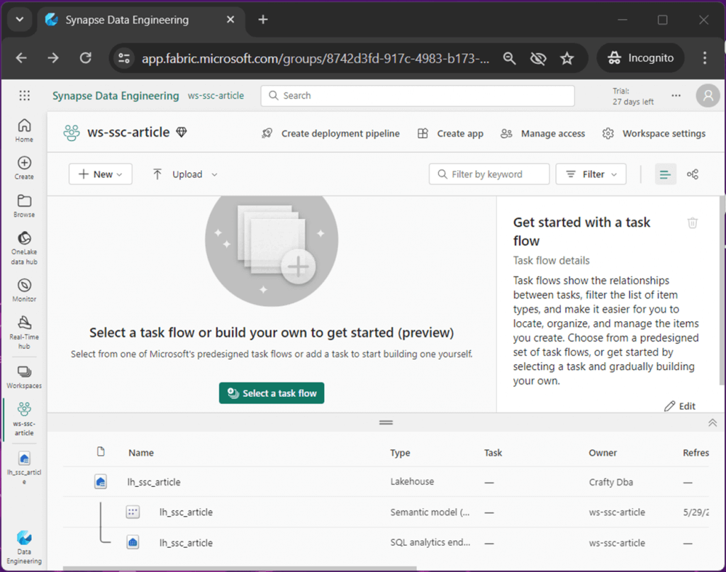 Manage OneLake Storage With PowerShell - Data Engineering with Fabric ...