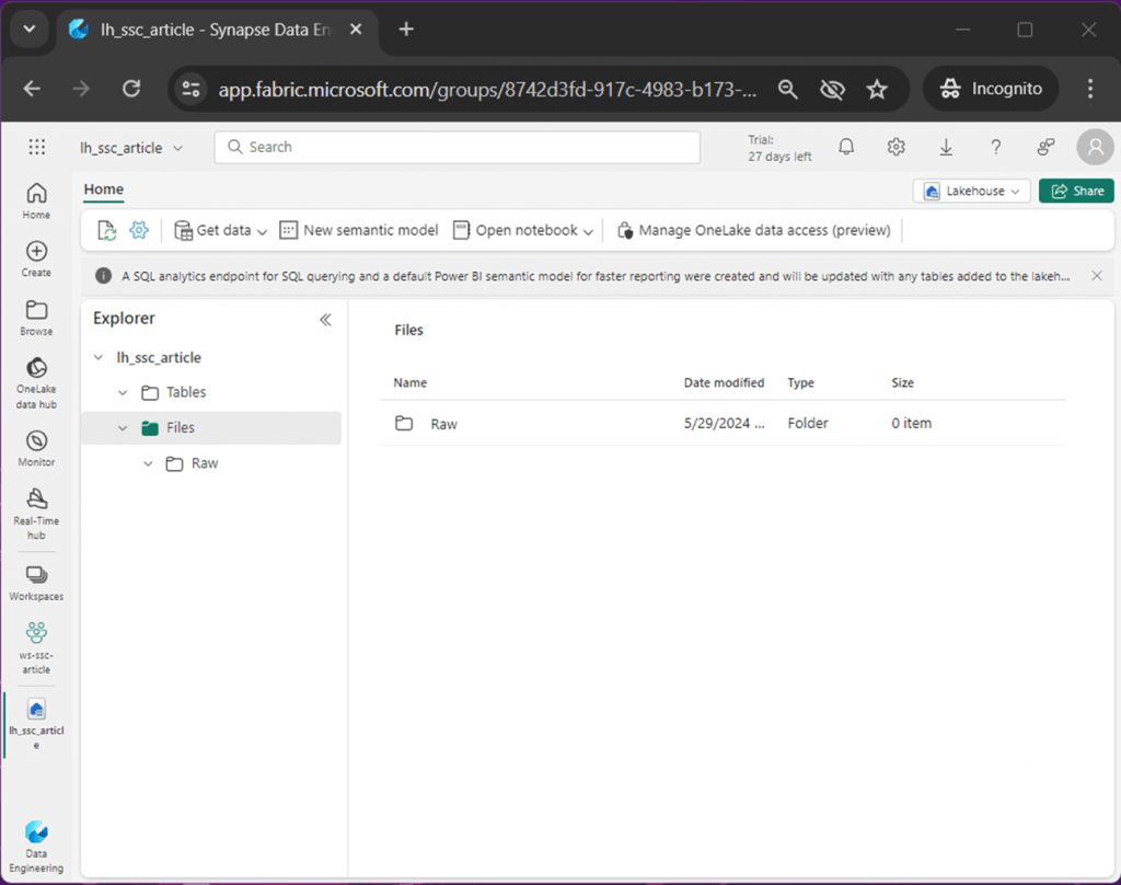 Manage OneLake Storage With PowerShell - Data Engineering with Fabric – SQLServerCentral