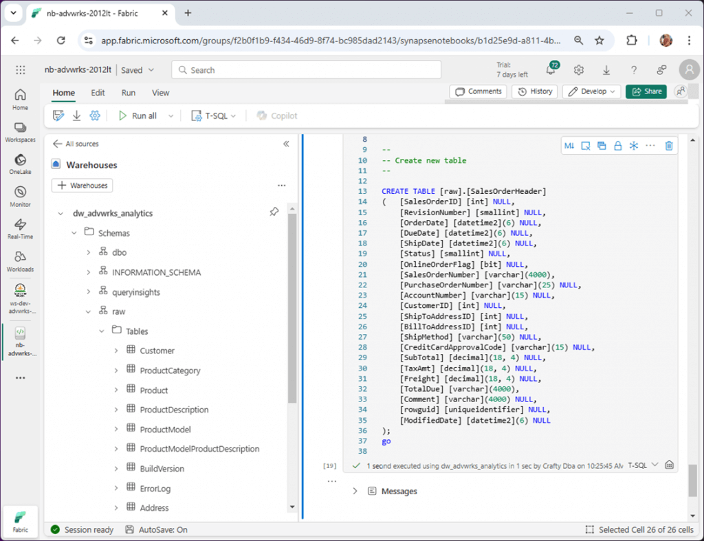 Create Raw Zone Tables using Generative AI: The Fabric Modern Data Platform – SQLServerCentral