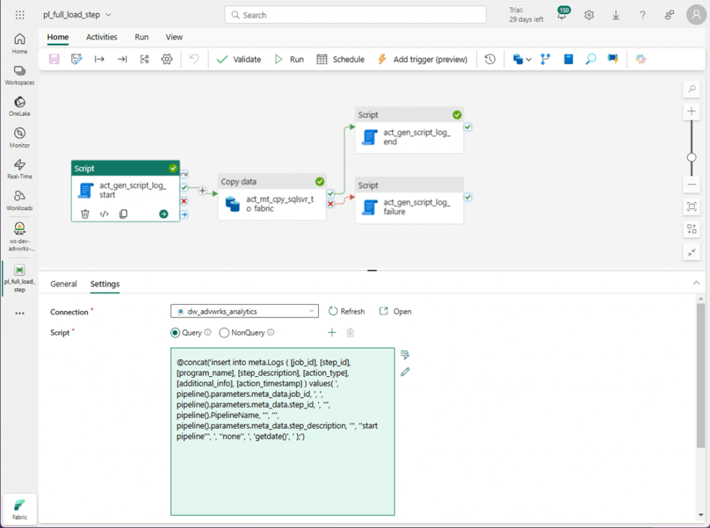 Metadata Driven Pipelines (Full Load): The Fabric Modern Data Platform ...