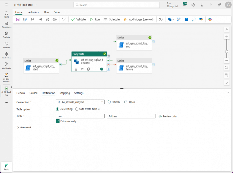 Metadata Driven Pipelines (Full Load): The Fabric Modern Data Platform ...