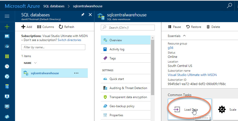 Azure DWH part 13: Load data using Data Platform Studio – SQLServerCentral